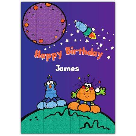 Happy Birthday Aliens Card | Greeting Card | greetings.ie | 2000-03170