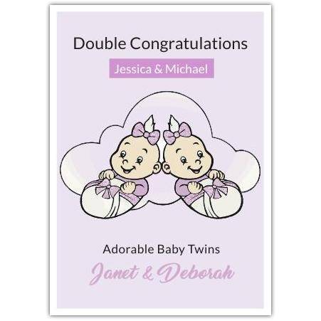 Double Congratulations Adorable Card | Greeting Card | greetings.ie ...