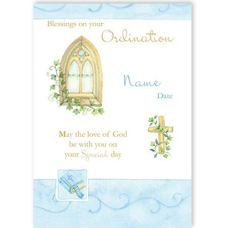 Blessings On Your Ordination Card | Greeting Card | greetings.ie | 2000 ...