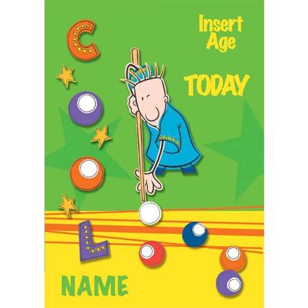 Cool Pool Snooker Birthday Card | Greeting Card | greetings.ie | 2000-00169